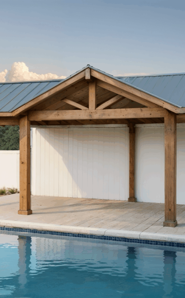 Wood Gable Pavilion – Pavilions & Pergolas